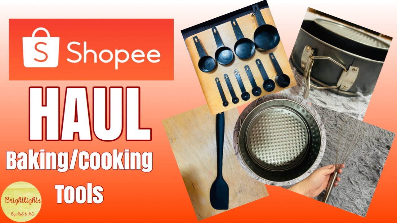 SHOPEE BAKING/COOKING TOOLS HAUL - YouTube