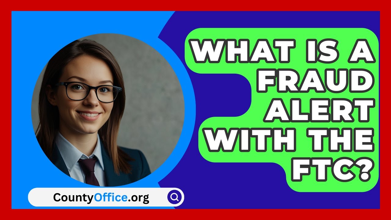 What Is A Fraud Alert With The FTC? - CountyOffice.org - YouTube