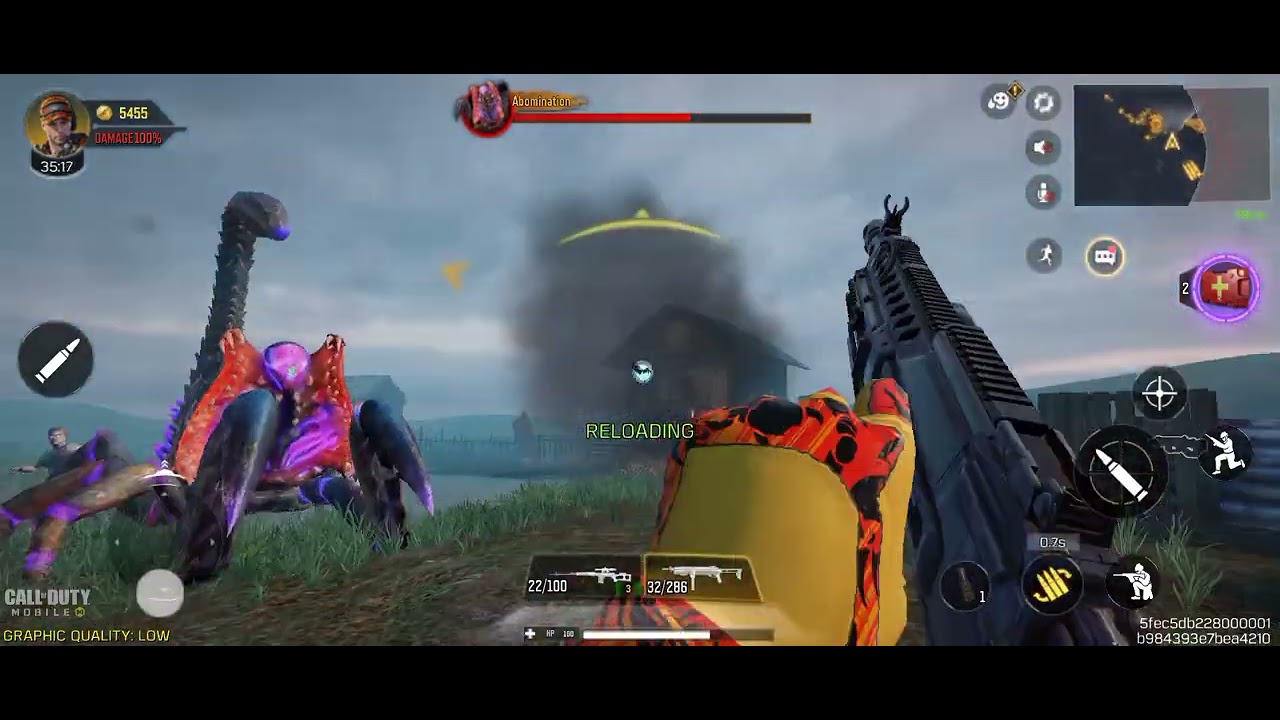 fighting abomination in cod mobile zombie | cod mobile | - YouTube