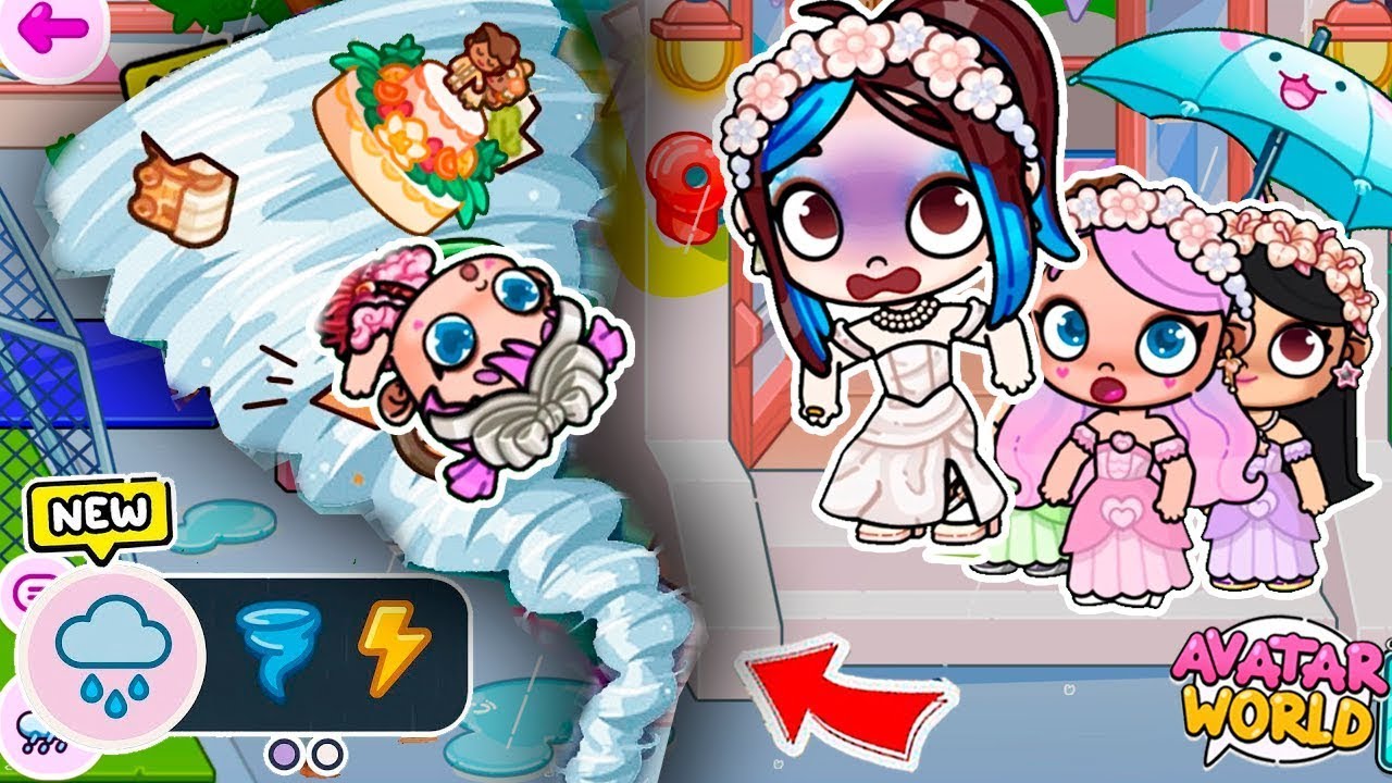 SCHOOL WEDDING 🌧️😨💔 AVATAR WORLD STORY 💕 FAMILY ROUTINE 🏫 UPDATE. BANK ...