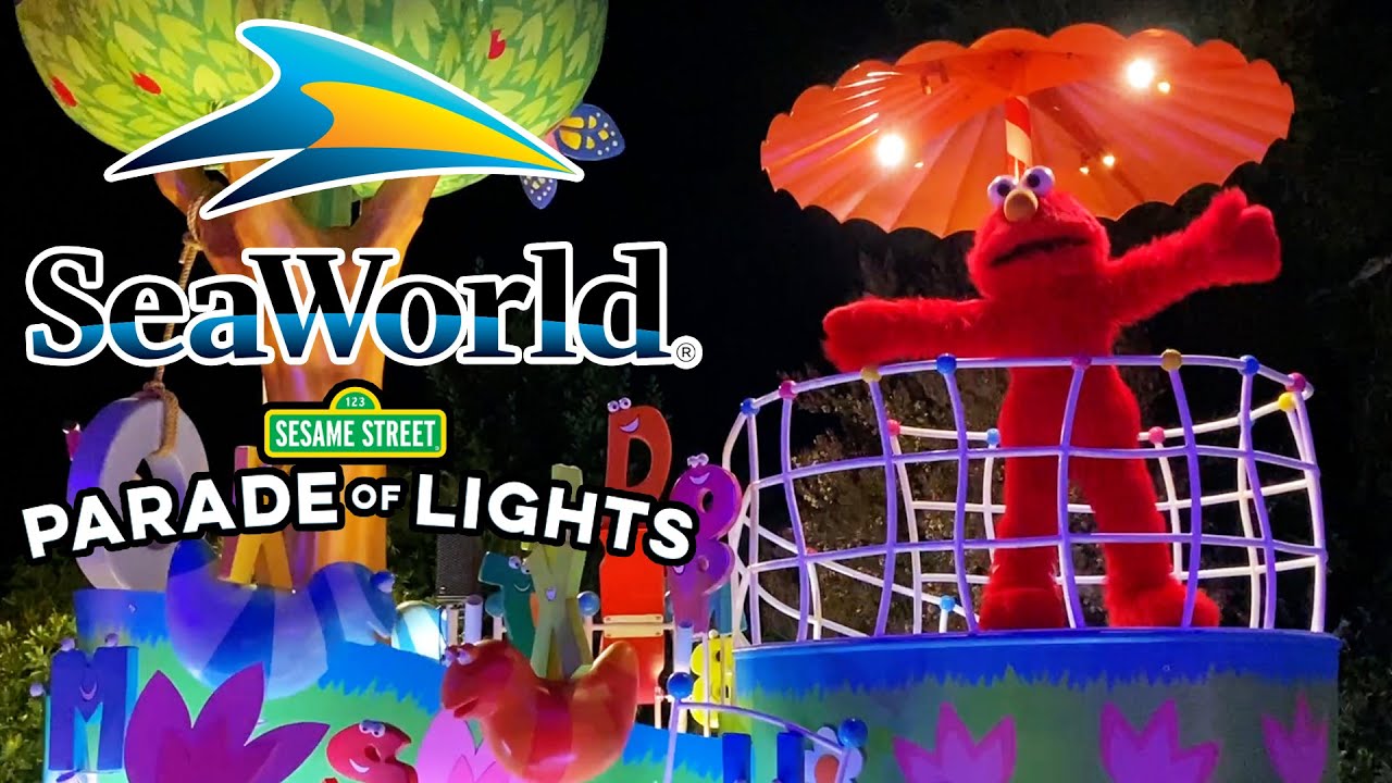 Sesame Street Parade of Lights drive-through experience at SeaWorld San ...