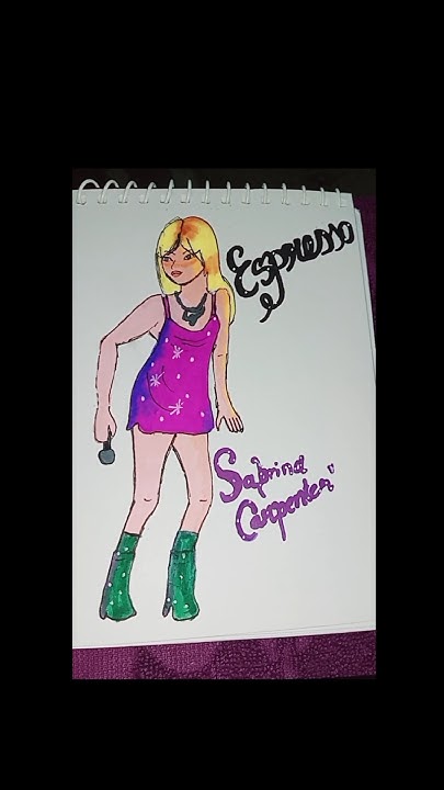 Sabrina Carpenter Drawing #drawing #art #sabrinacarpentertour - YouTube