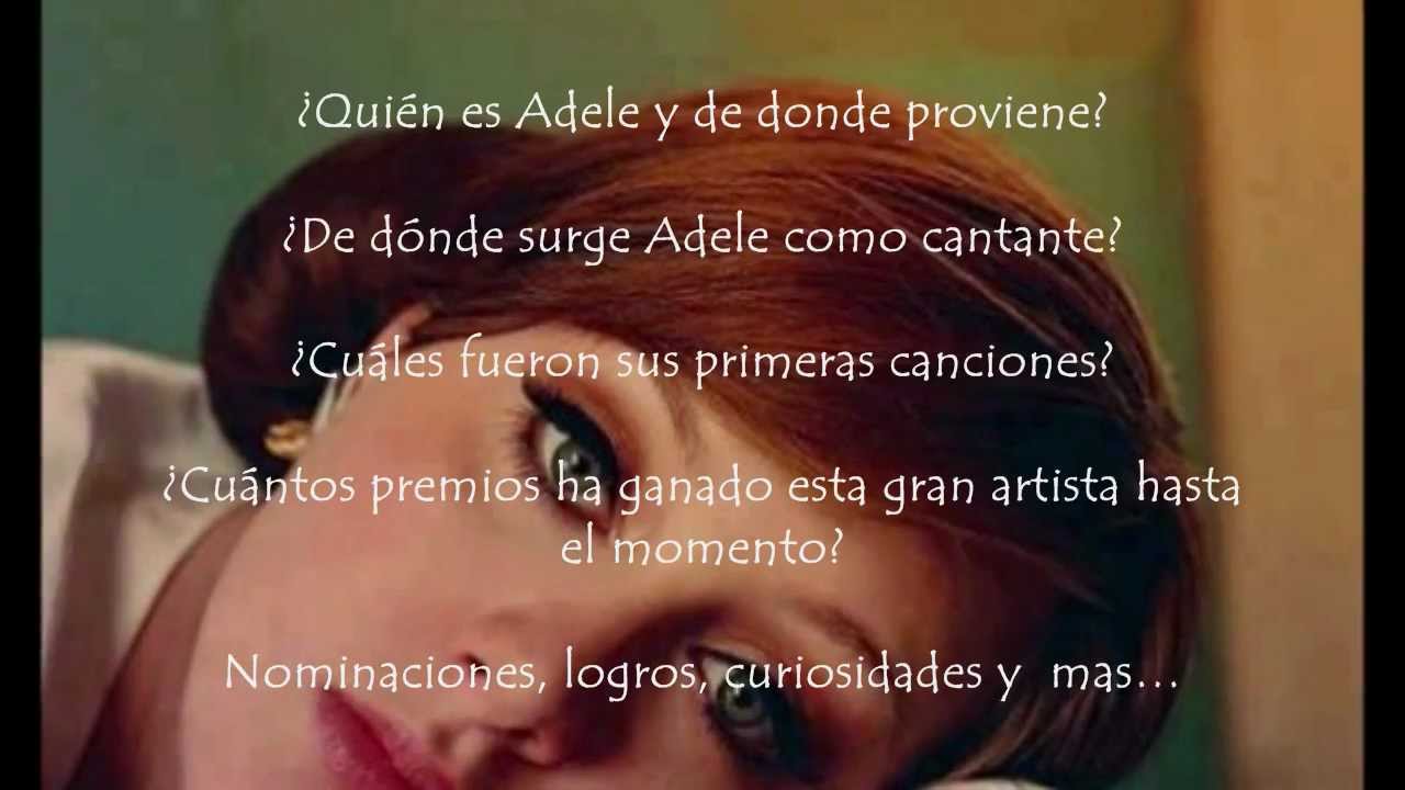 Adele - Daydreamer (Videografia) - YouTube