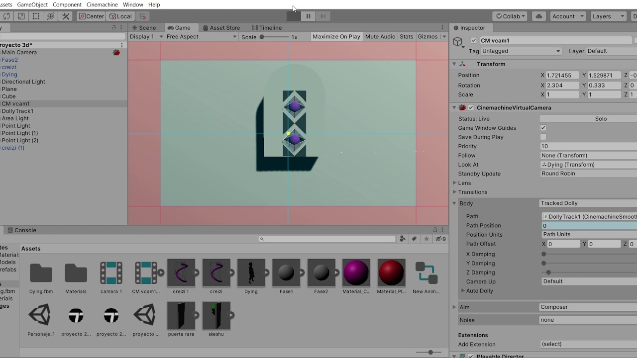 Proyecto animación en unity - YouTube