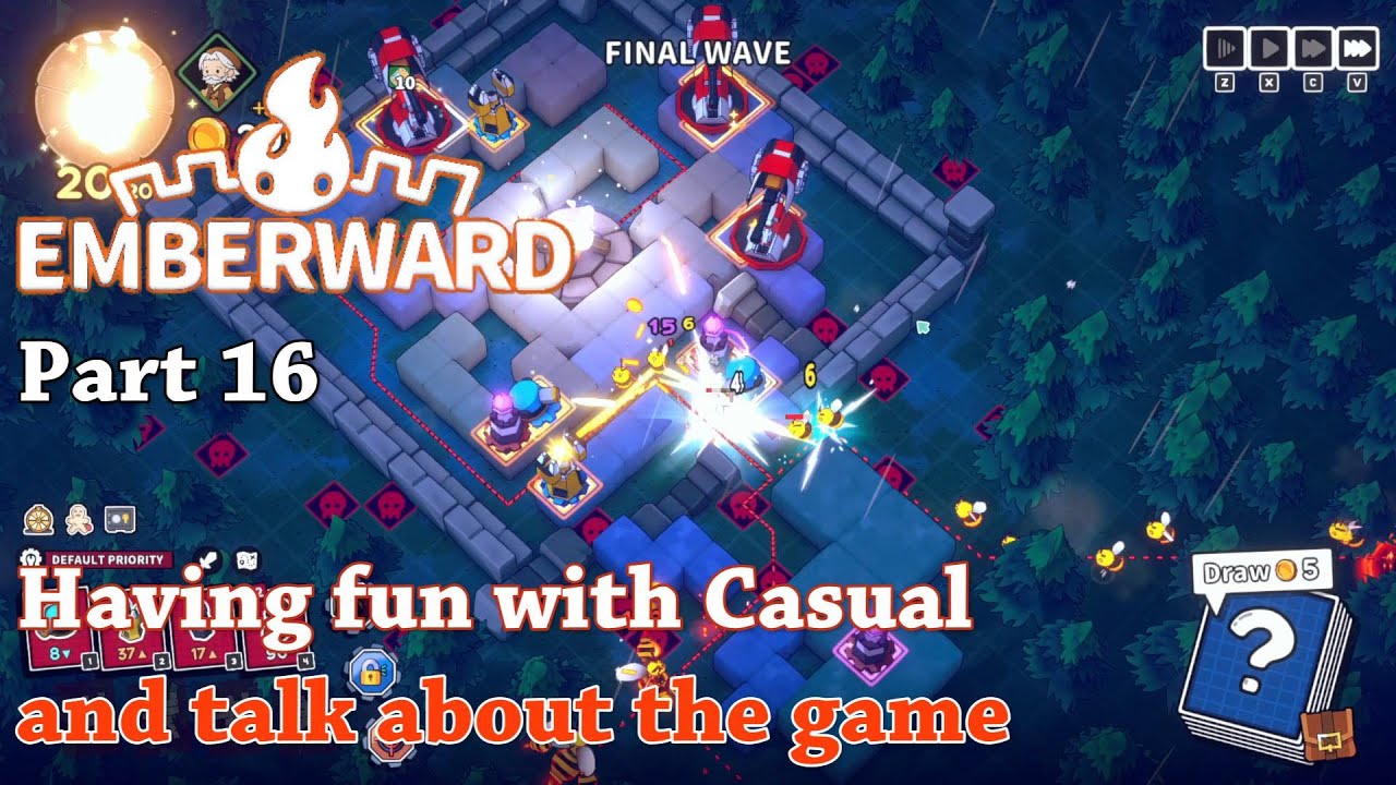 Emberward - Part 16 - Having fun with Casual and talk about the game - YouTube