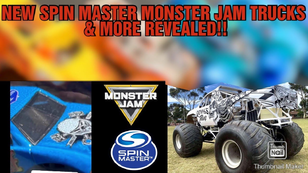 NEW SPIN MASTER MONSTER JAM TRUCKS REVEALED!! & MORE!! - YouTube