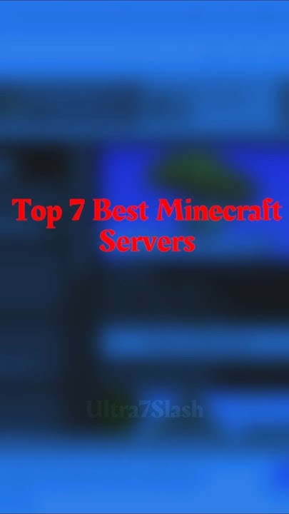 Top #7 Minecraft Servers! (Bedrock Edition) - YouTube