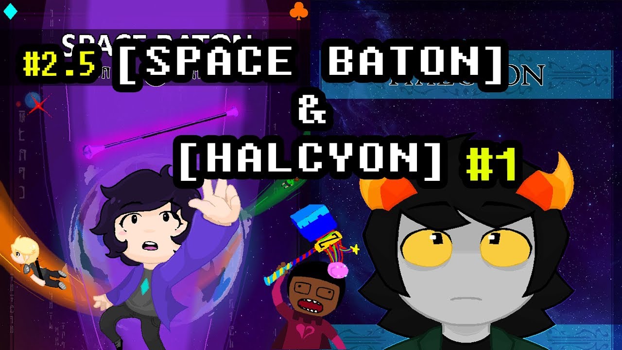 TWO IN ONE! | KoH Lets Read: Space Baton (#2.5) / Halcyon (#1) - YouTube