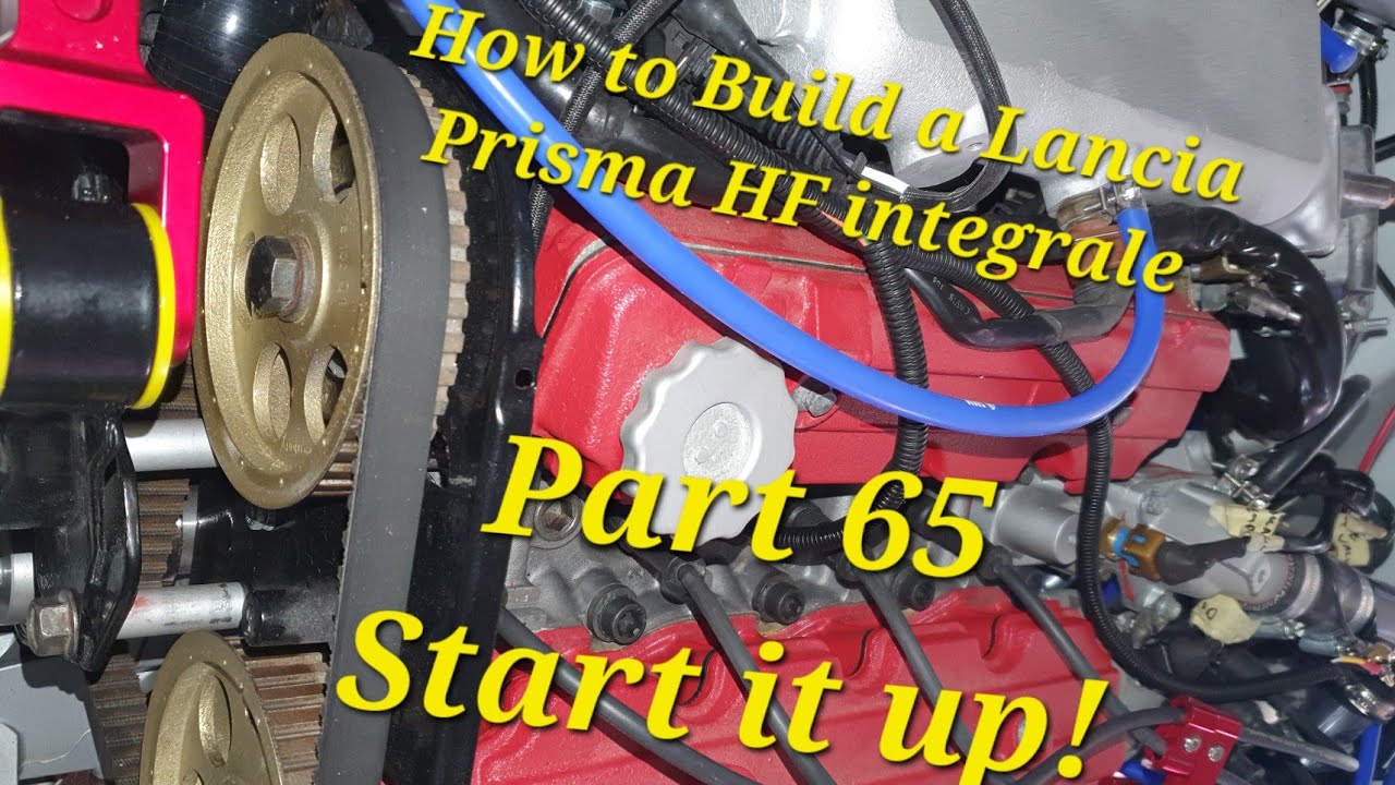 How to Build A Lancia Prisma HF integrale - Part 65 Start the Engine ...