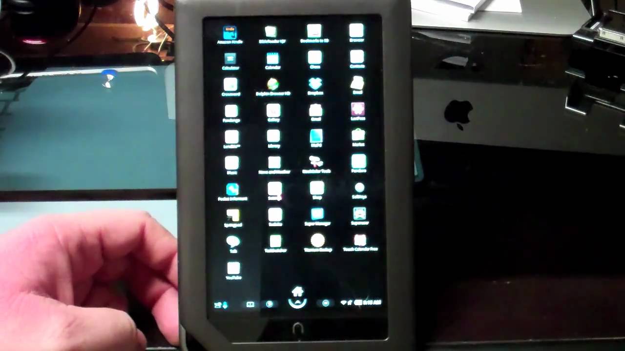 Nook Color Gets Rooted - YouTube