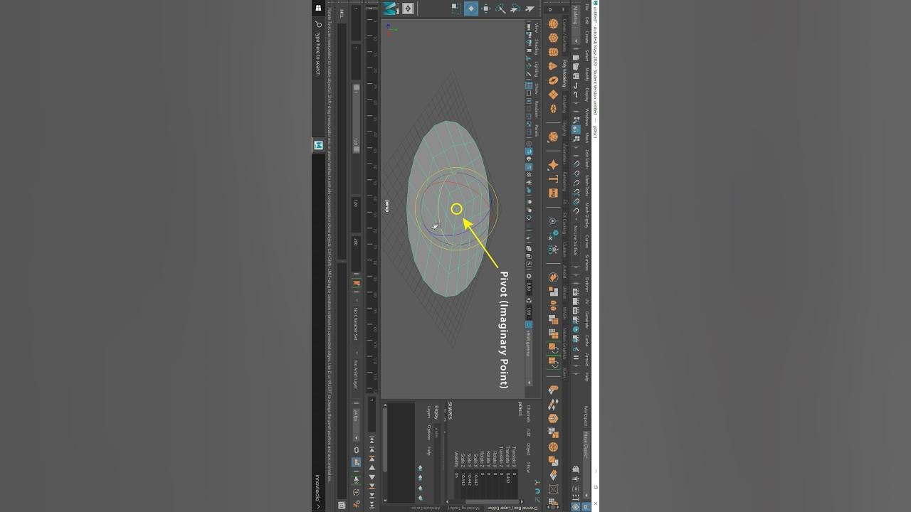 Maya Course | Manipulate the Pivot of Objects in Maya - YouTube