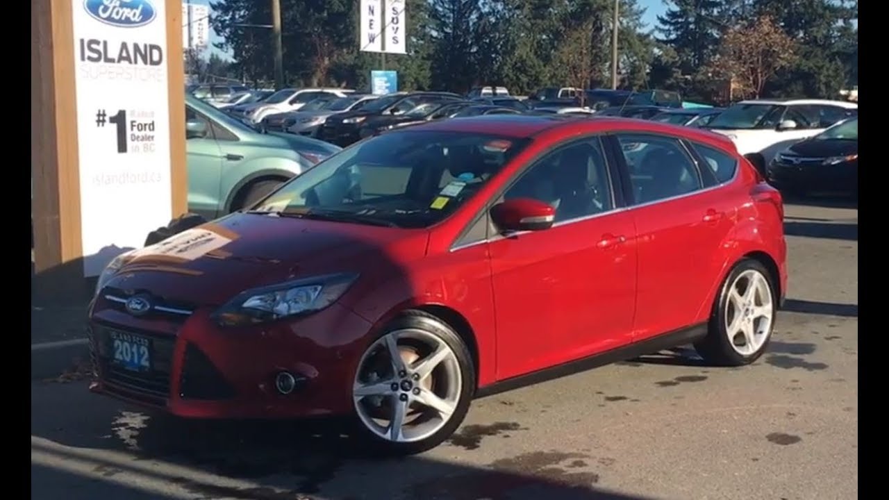 2012 Ford Focus Titanium, Nav, Leather, Moonroof Review| Island Ford ...