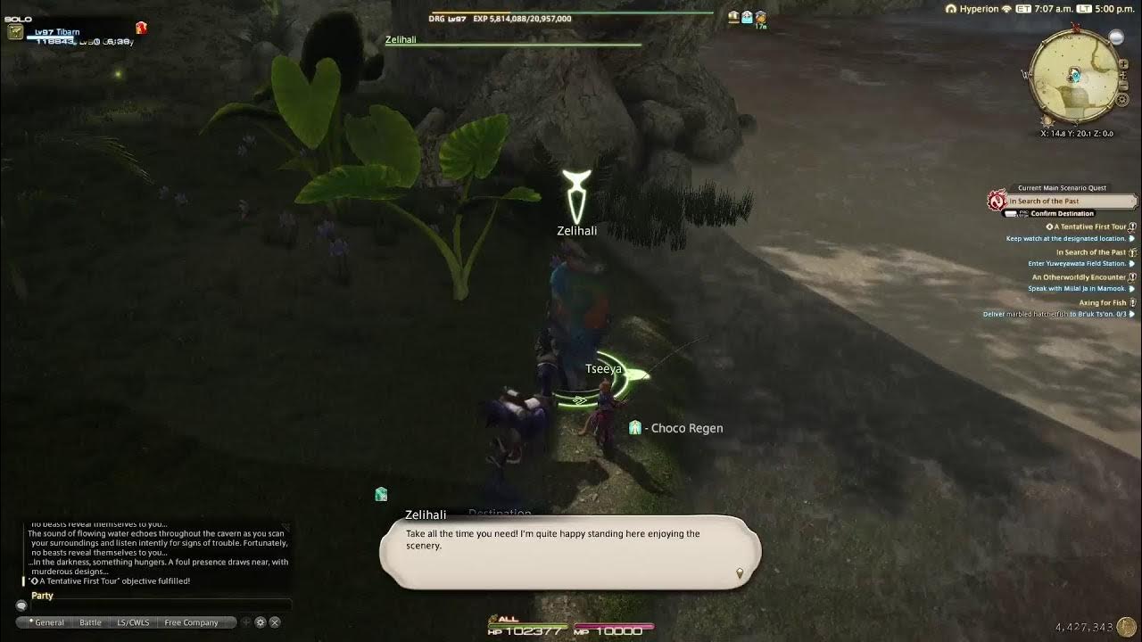 Final Fantasy 14. Solo leveling a bit - YouTube