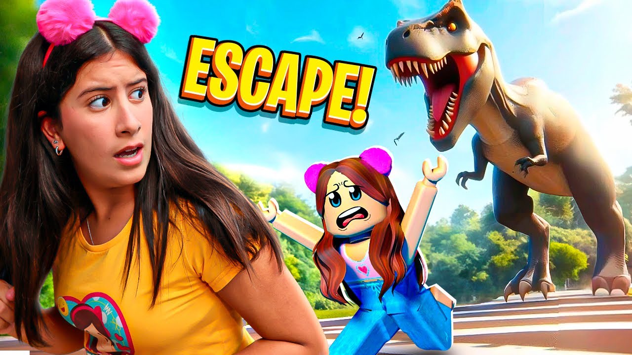 Maria Clara precisa sobreviver ao Parque dos Dinossauros!!🦖😱 Roblox ...