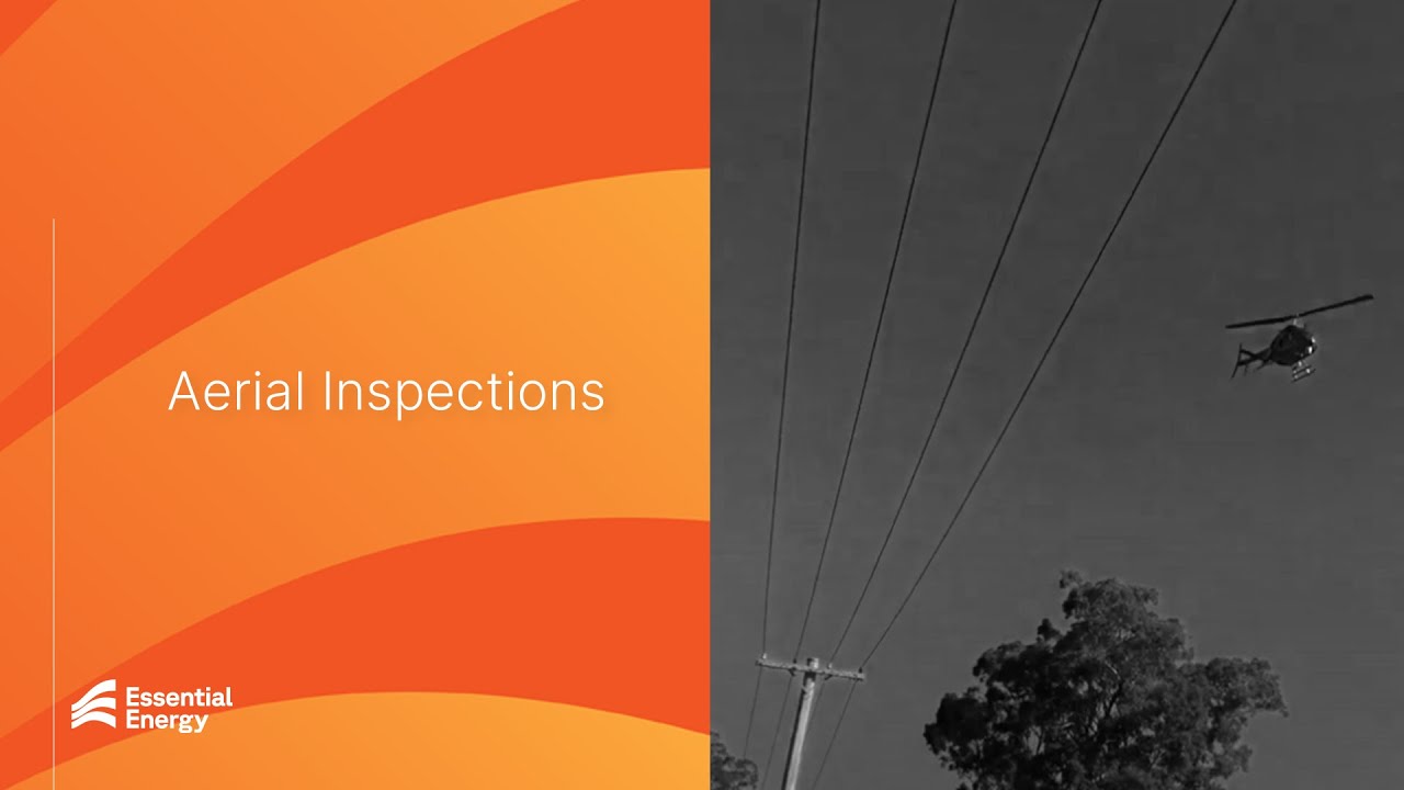 Aerial inspections of Essential Energy's Network - YouTube