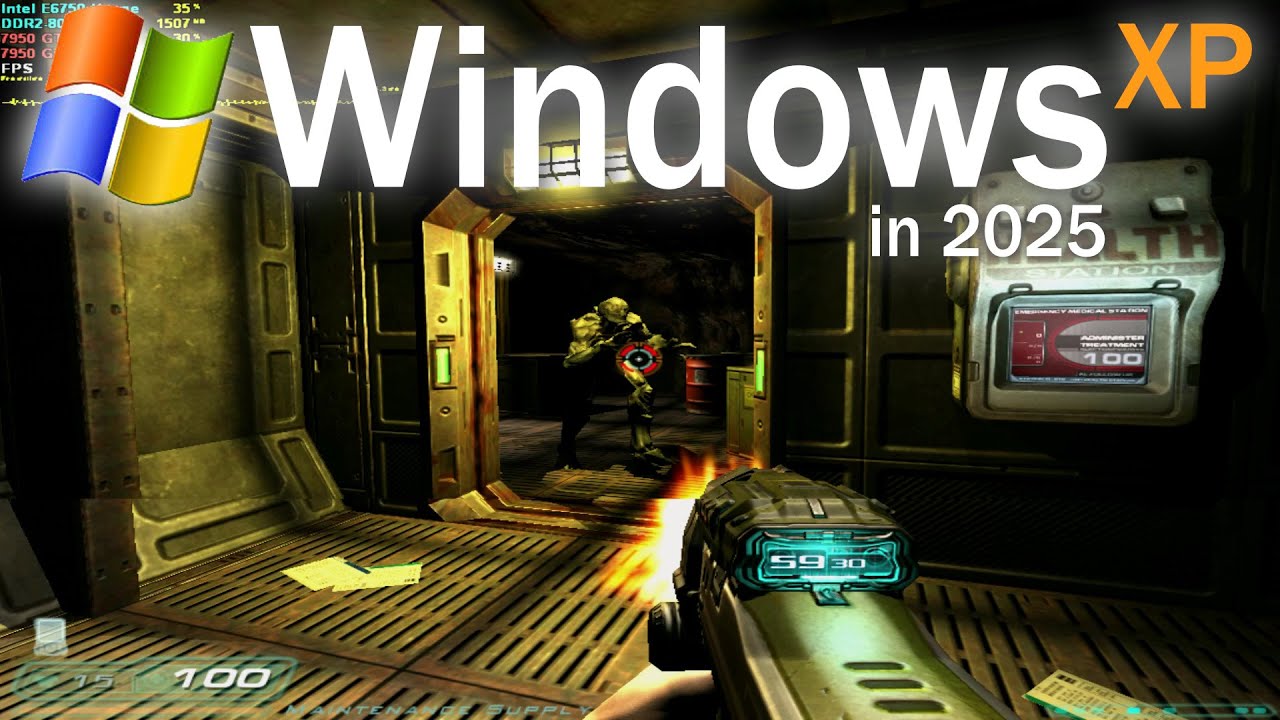 Windows XP Gameplay: Doom 3 Resurrection of Evil - YouTube