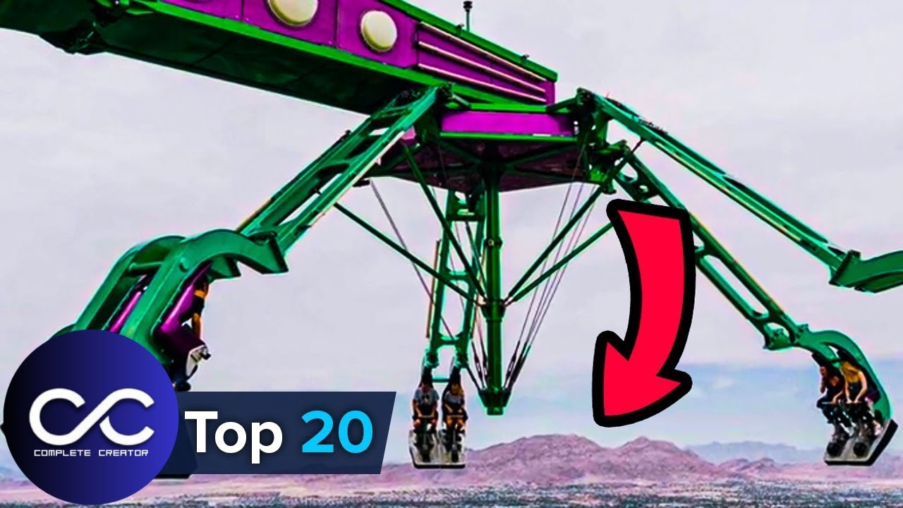 Top 20 Scariest Amusement Park Rides | Watch till end - YouTube