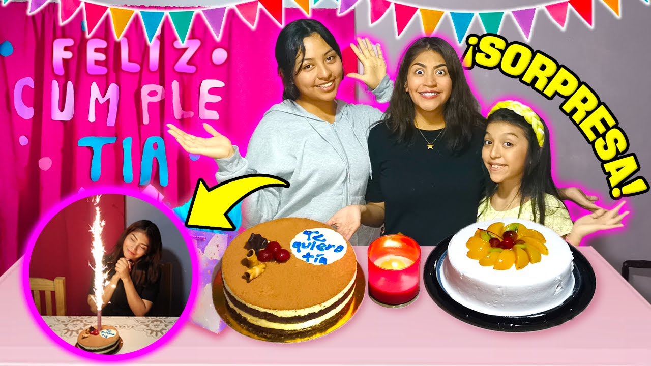 🎁 SORPRESA A MI TÍA CONNY MERLIN DE CUMPLEAÑOSl Yo soy Aranza💕 - YouTube