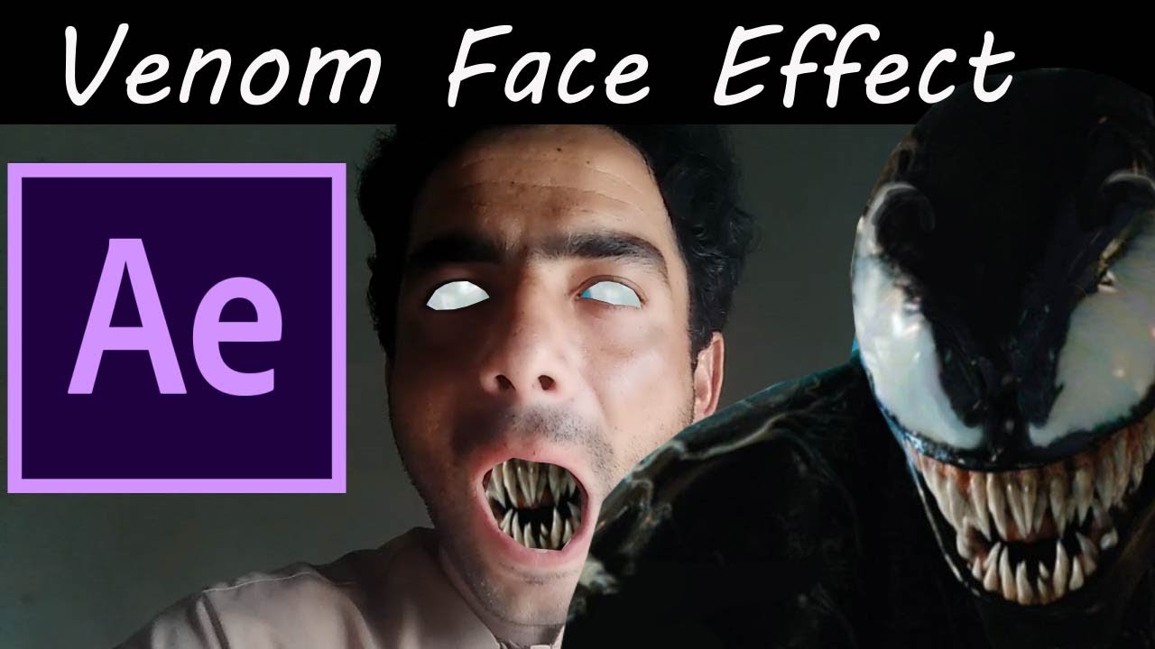 Venom Face Transformation Effects In After Effects - YouTube