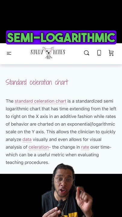 Understanding The Standard Celeration Chart for the BCBA Exam #education #aba #behavioranalysis ...