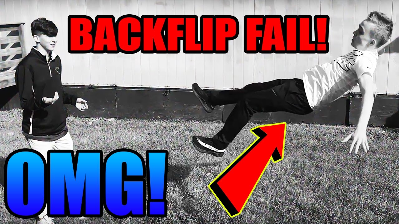 BACKFLIP GONE WRONG!!! EXTREME FAIL!!! - YouTube