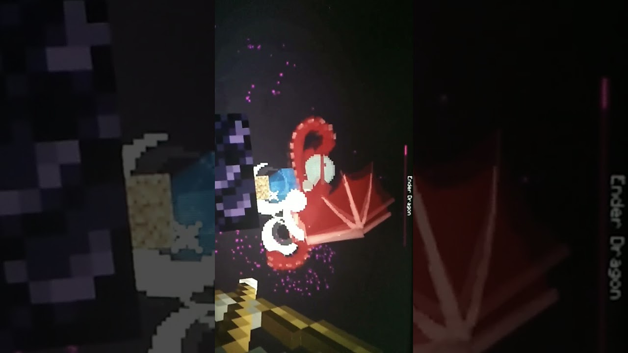 Dream Speedrunner vs 5 Hunters ender dragon killing scene - YouTube