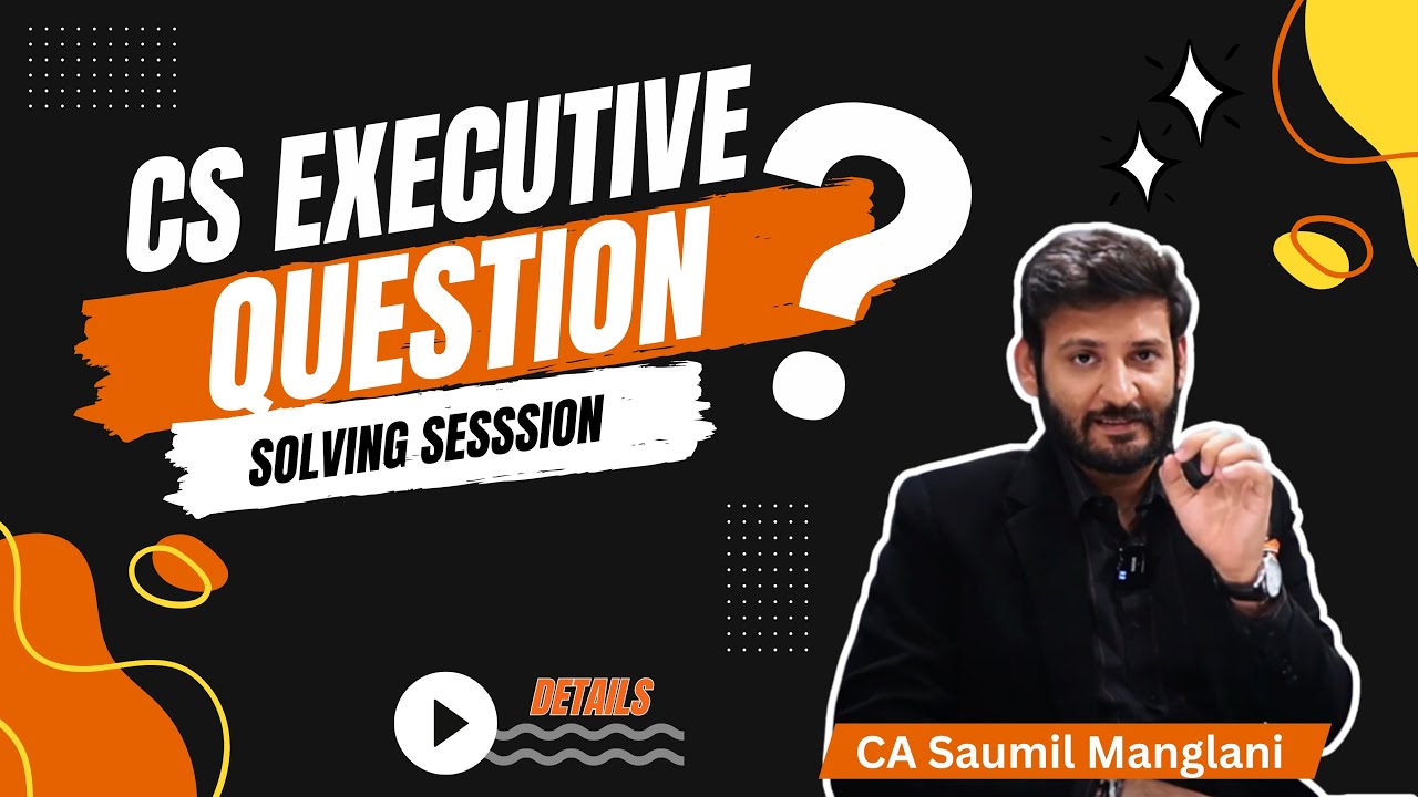 GST Question Solving Practice 2024 - Ch 2 Lec 2 & Ch 3 Levy - CMA ...