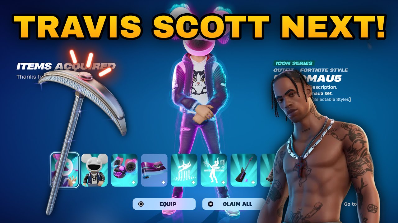 TRAVIS SCOTT SKIN RETURN RELEASE DATE IN FORTNITE ITEM SHOP 2025! - YouTube