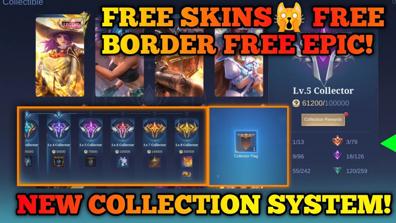 NEW COLLECTION SYSTEM | FREE SKINS NEW SKINS SYSTEM | FREE BORDER ...