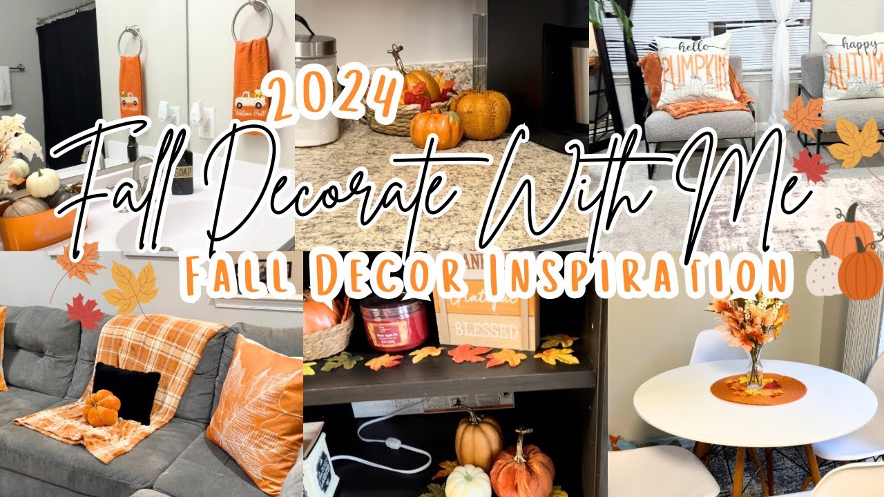 🍁🍂New 2024 Fall Decorate With Me // Fall Decor Inspiration ...