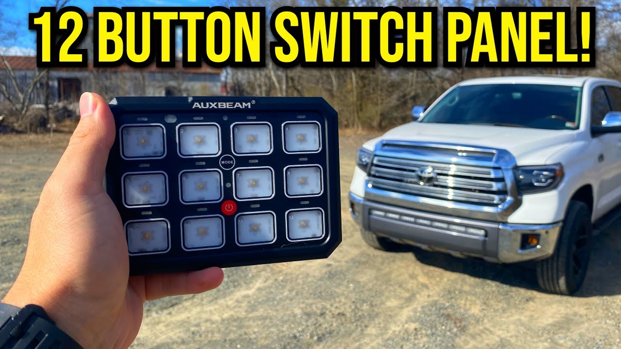 *NEW* AUXBEAM AC-1200 Switch Panel - How To Install! - YouTube