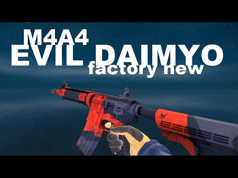 M4A4 | Evil Daimyo (Factory New) Showcase - YouTube