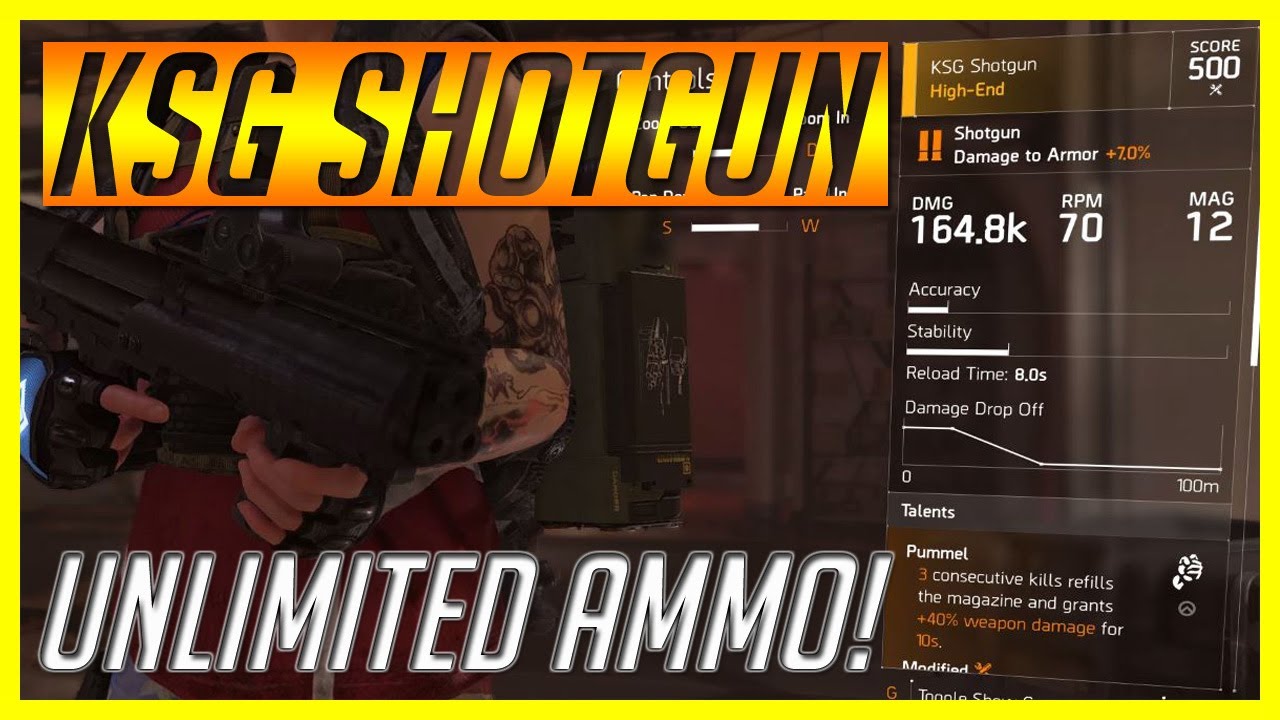 KSG Shotgun INFINITE AMMO! - YouTube