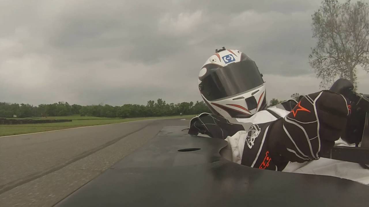 100MPH+ Laydown Kart at Summit Point - YouTube