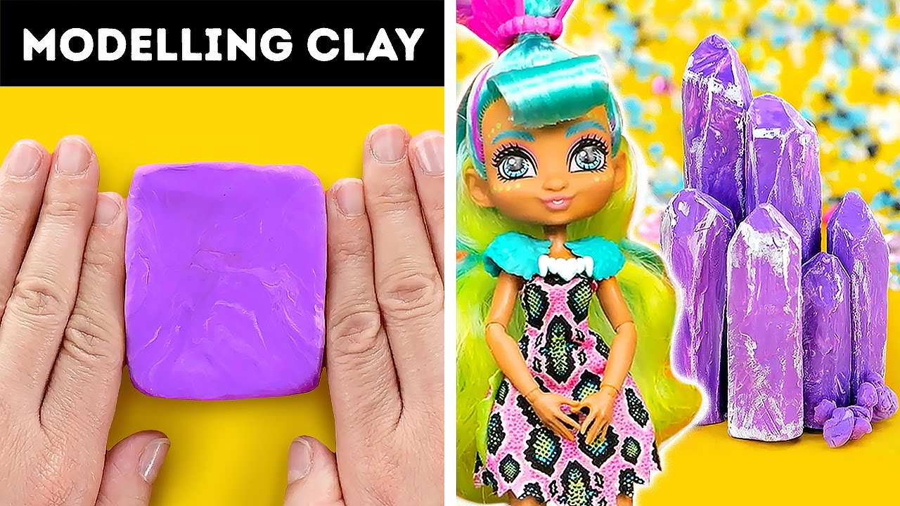 Cool and Easy DIYs for Dolls | Have Fun with Cave Club! - YouTube