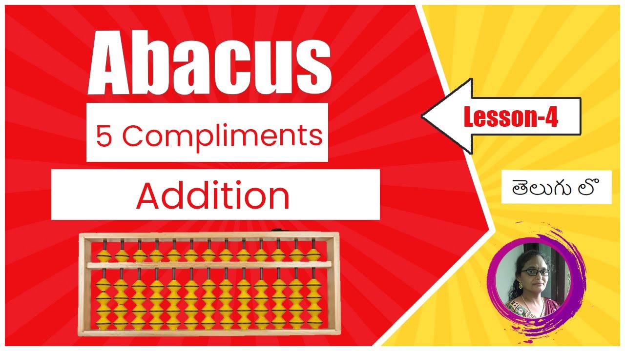 5 compliments single digit addition | Simple Addition in Abacus - YouTube