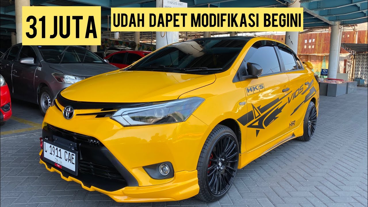 Vios gen 3 KUNING OTW KALIMANTAN BOSQU - YouTube