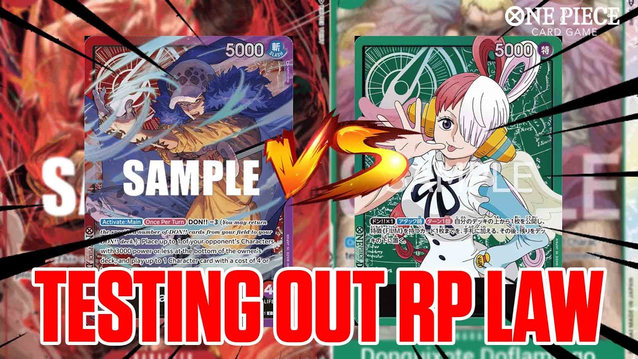 [Testing out RP Law!]- Red-Purple Law vs Green Uta [OP06] [One Piece ...