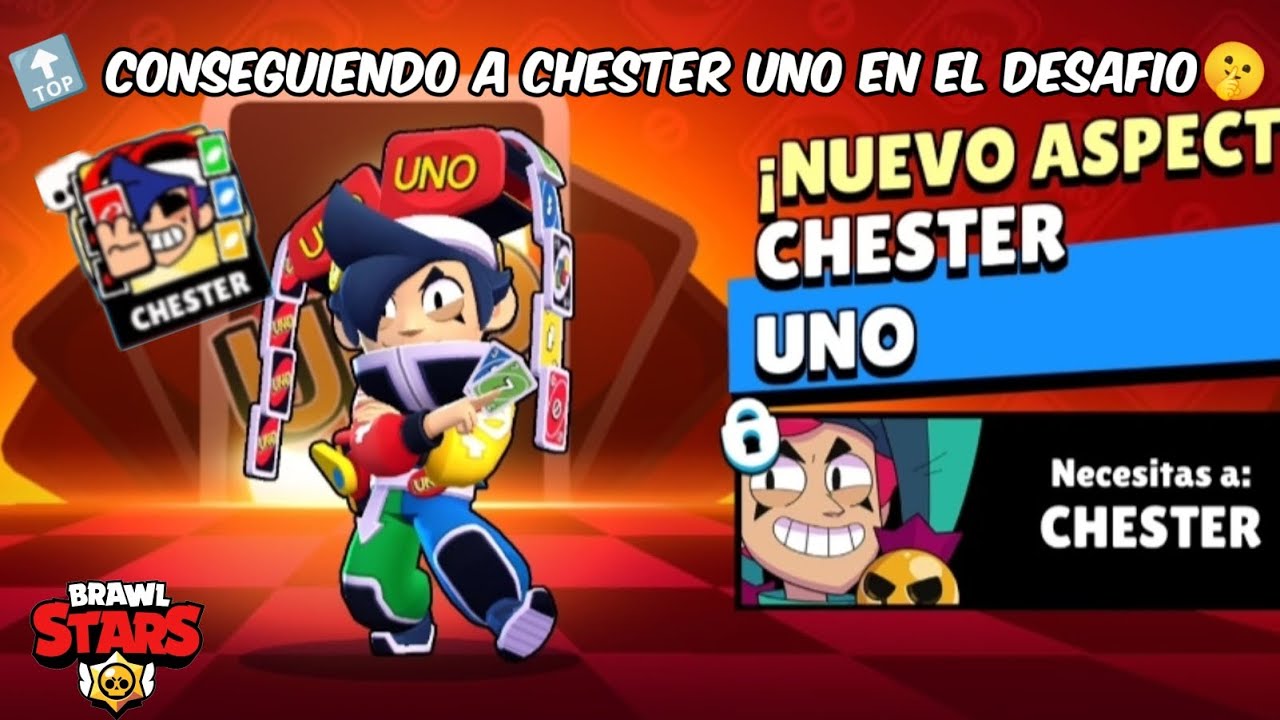 CONSIGUIENDO A CHESTER UNO EN EL DESAFÍO DE UNO 🔝🤫 EN BRAWL STARS ...