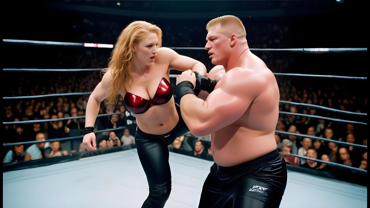 Brock Lesnar vs Black Witch Intergender Match | WWE Oct. 23, 2024 - YouTube