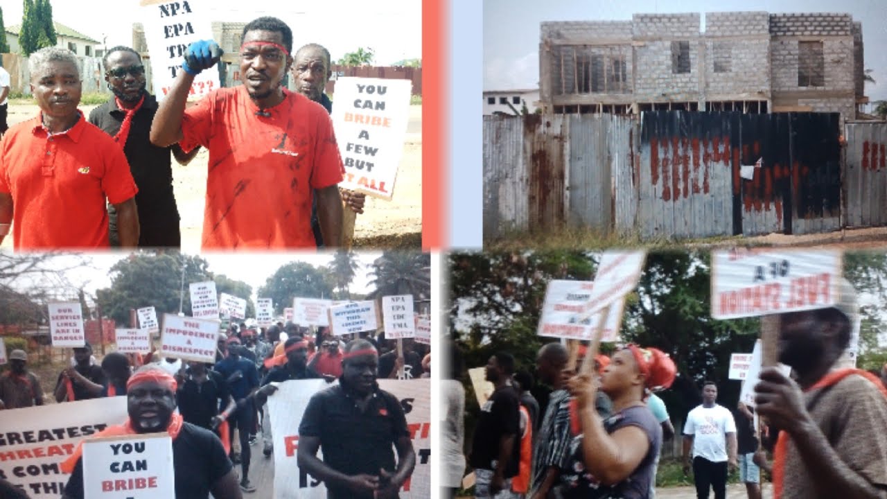 Residents of Tema Community 11 Demonstrate Against impudence ...