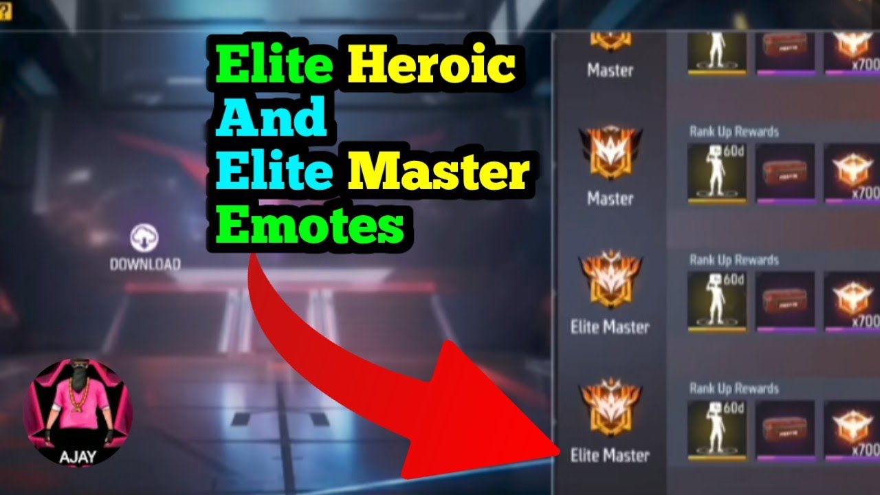 Ob41 New Elite Heroic And Elite Master Rank Emote | Full Details ...