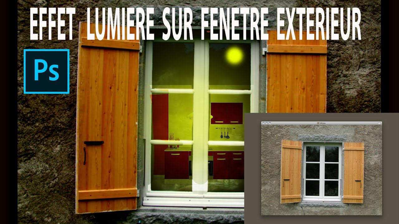 TUTO EFFET LUMIERE PHOTOSHOP - YouTube