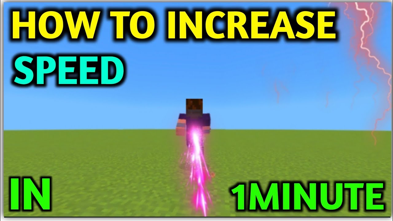 how to RUN super FAST IN Minecraft PE + JAVA 😍 - YouTube