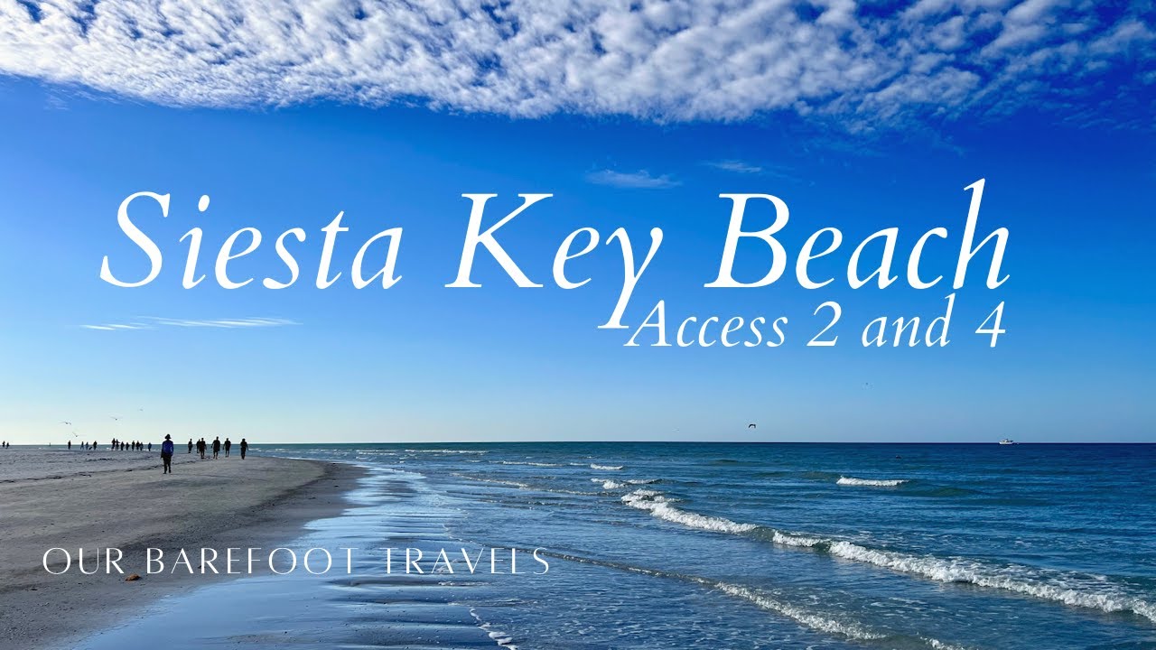 Siesta Key Beach Access 4 and 2 | Sarasota Florida | Walking Tour ...