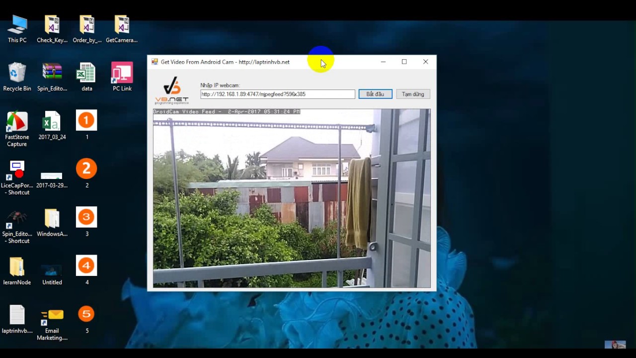 [C#] Use Camera Webcam with Droidcam lập trình C# - YouTube