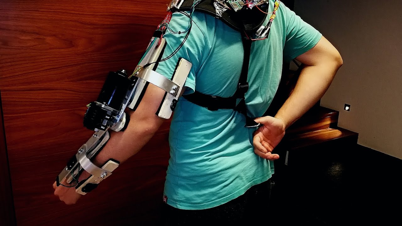 Exo-Skeleton Robotic Arm for $100 - YouTube