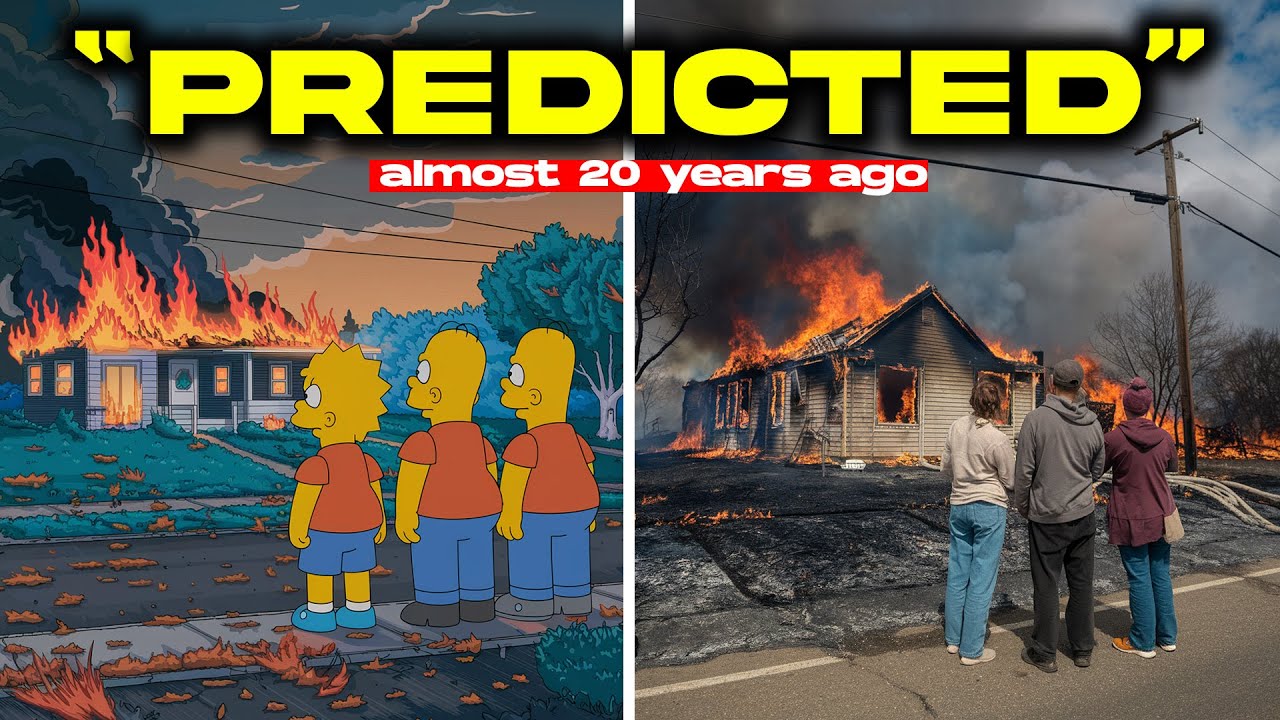 *PROOF* The SIMPSONS PREDICT The LA on Fire almost 20 years ago - YouTube
