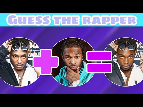Guess the RAPPER by MORPHING version! |  Veecha 2021