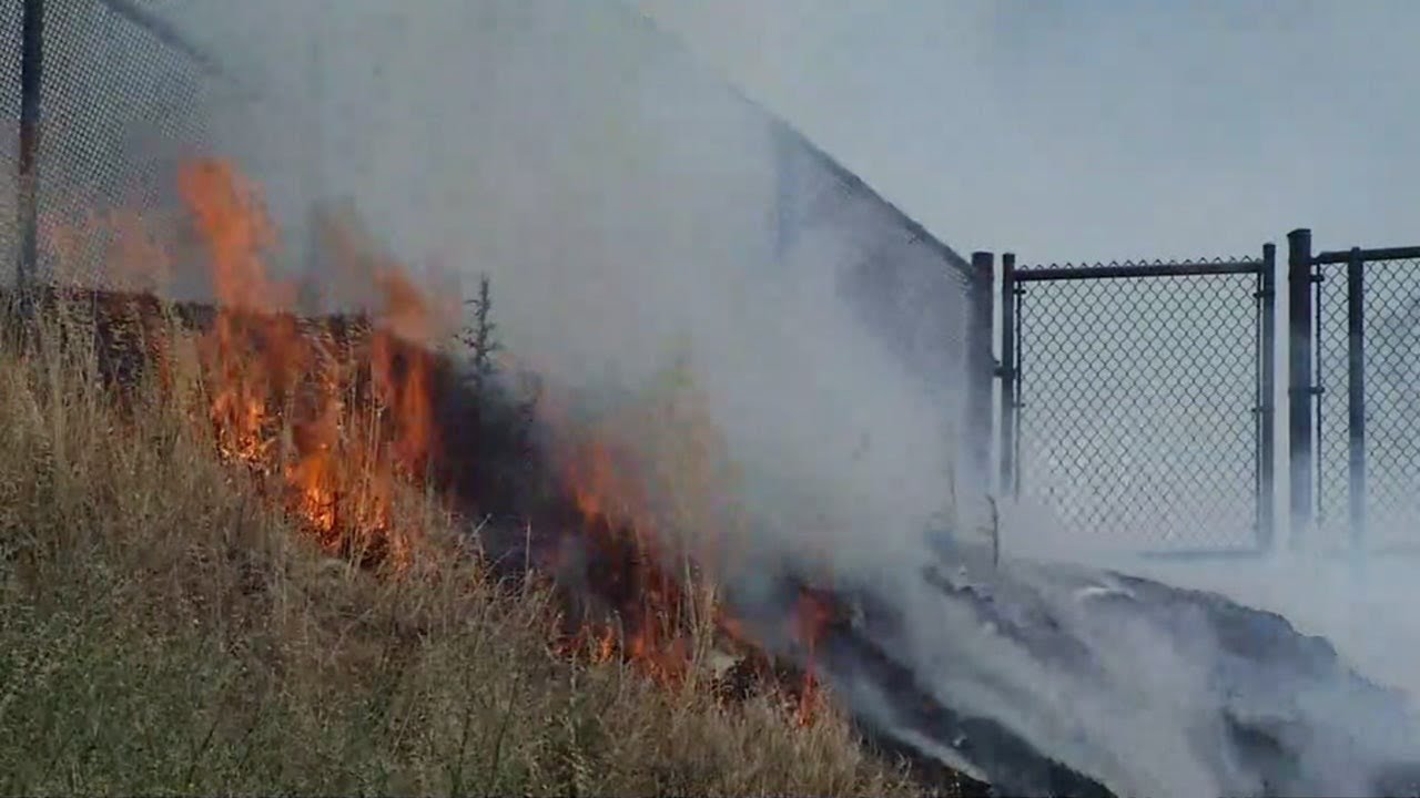 SKY7 over fast-moving fire that prompted evacuations in San Francisco ...
